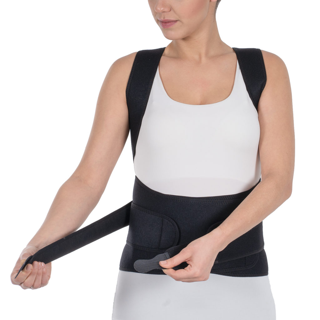 Neoprene Dorsolumbar Corset With Stap | Wingmed Orthopedic Equipments