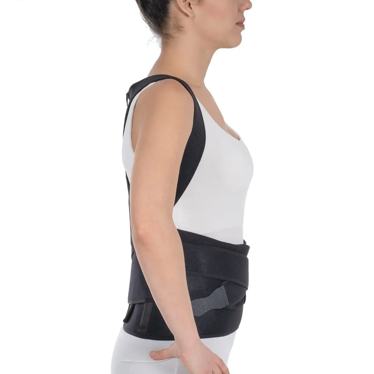 Neoprene Dorsolumbar Corset With Stap | Wingmed Orthopedic Equipments