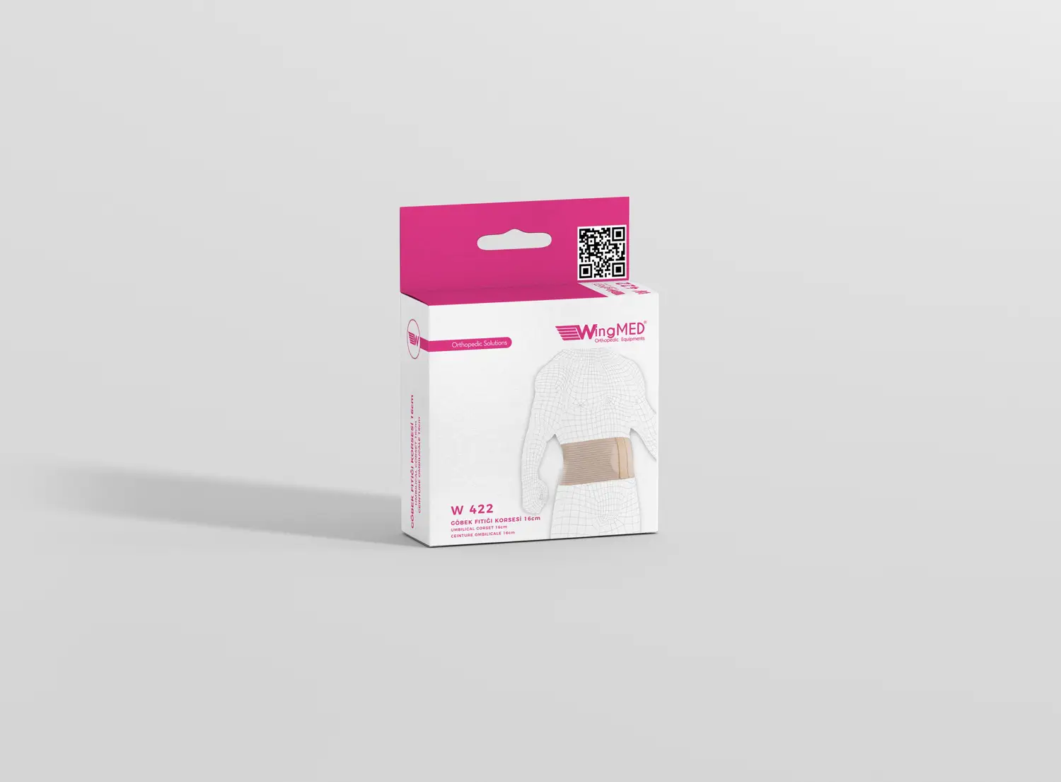 Umbilical Corset (16 Cm) | Wingmed Orthopedic Equipments